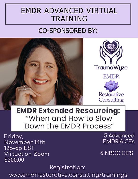 Trainings | EMDR Restorative LLC